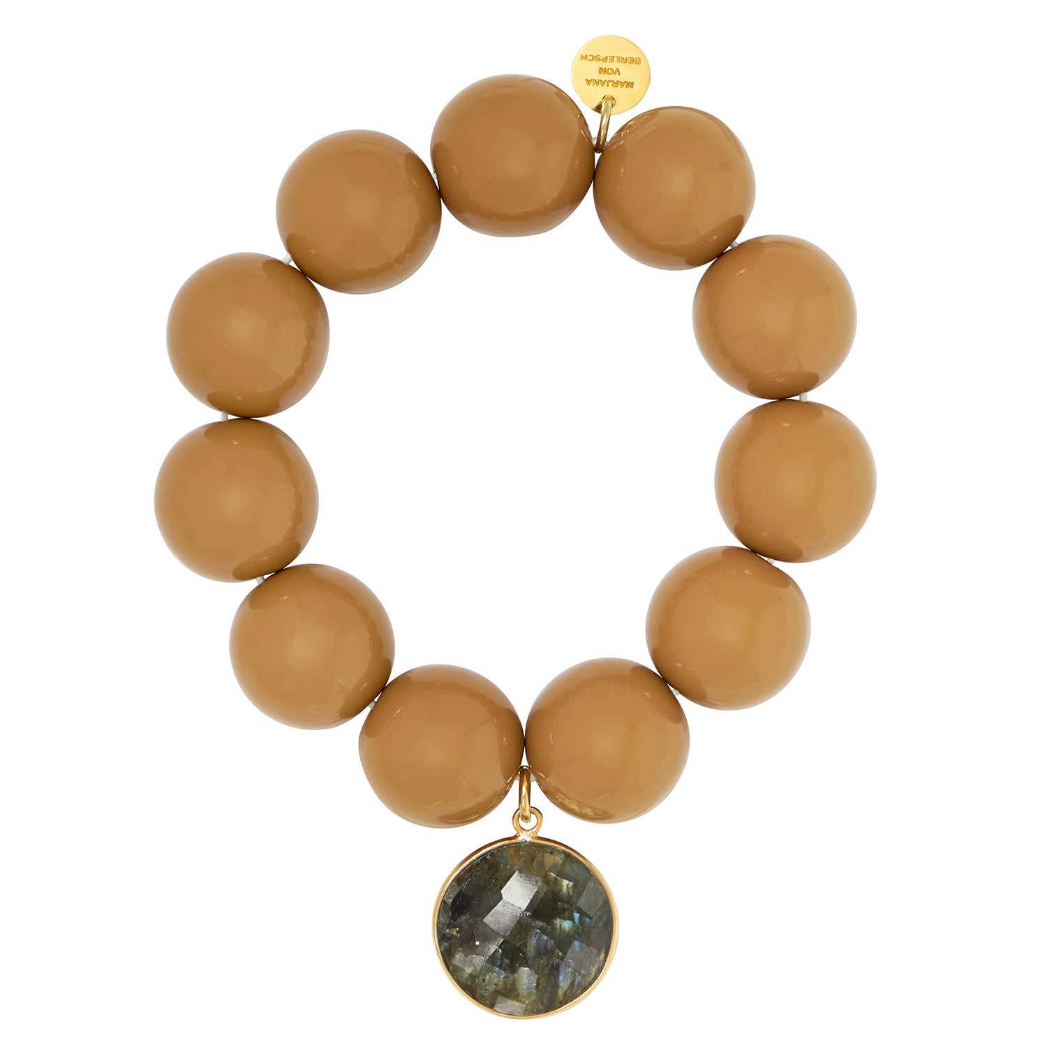 Marjana von Berlepsch - PAOLA XL ARMBAND MARONE